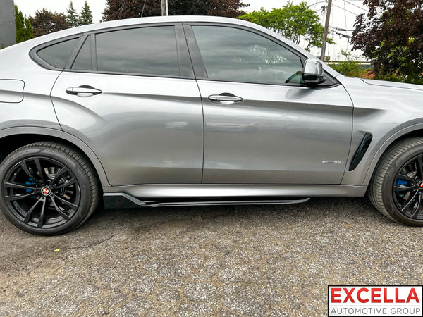 F16 - BMW x6 series - 2015 to 2019 - Black Knight Side Skirt Extension ...