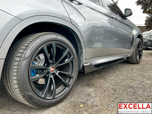 F16 - BMW x6 series - 2015 to 2019 - Black Knight Side Skirt Extension ...